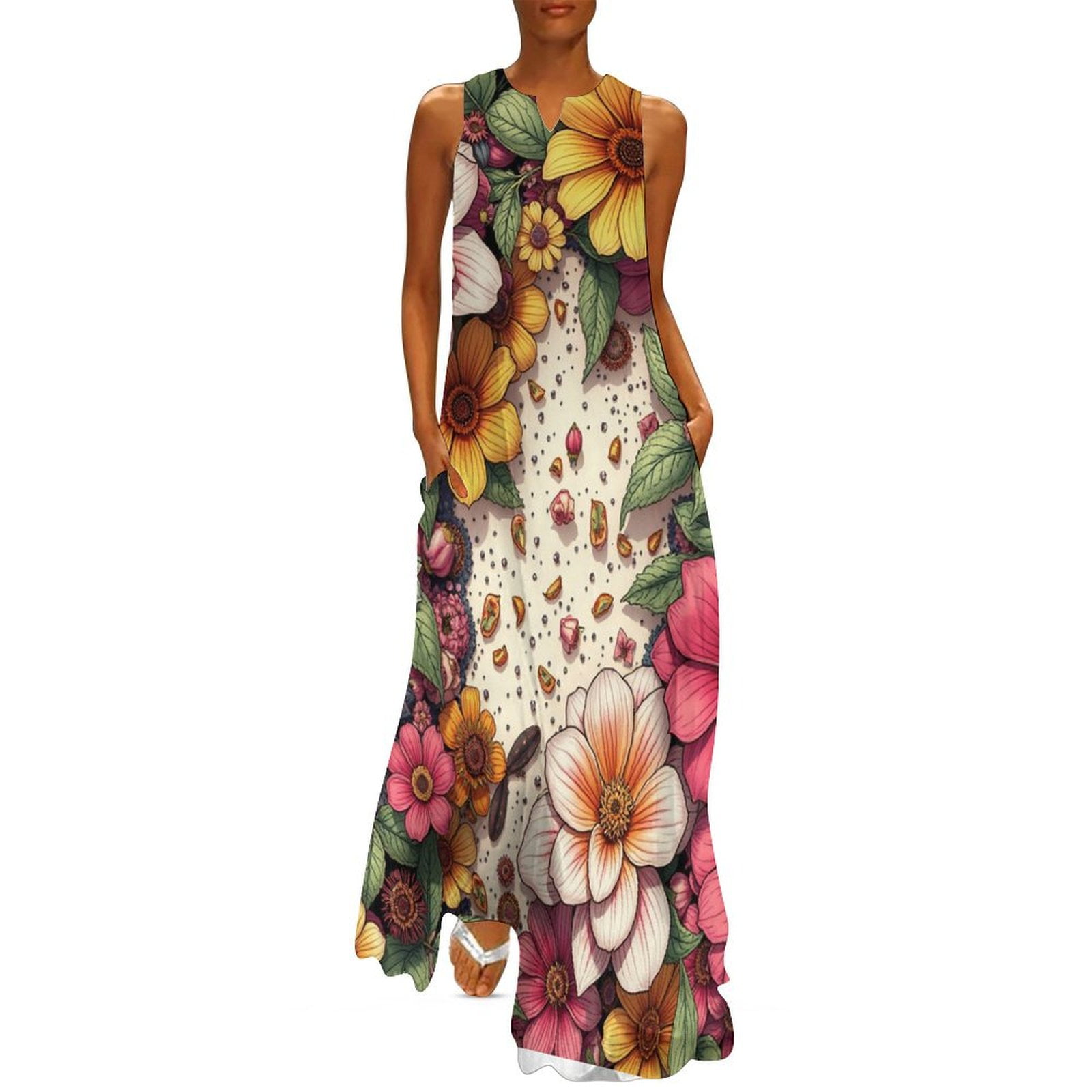 Flower Power 2025 Dress Evening Elegant And Chic Women for Outfits ...