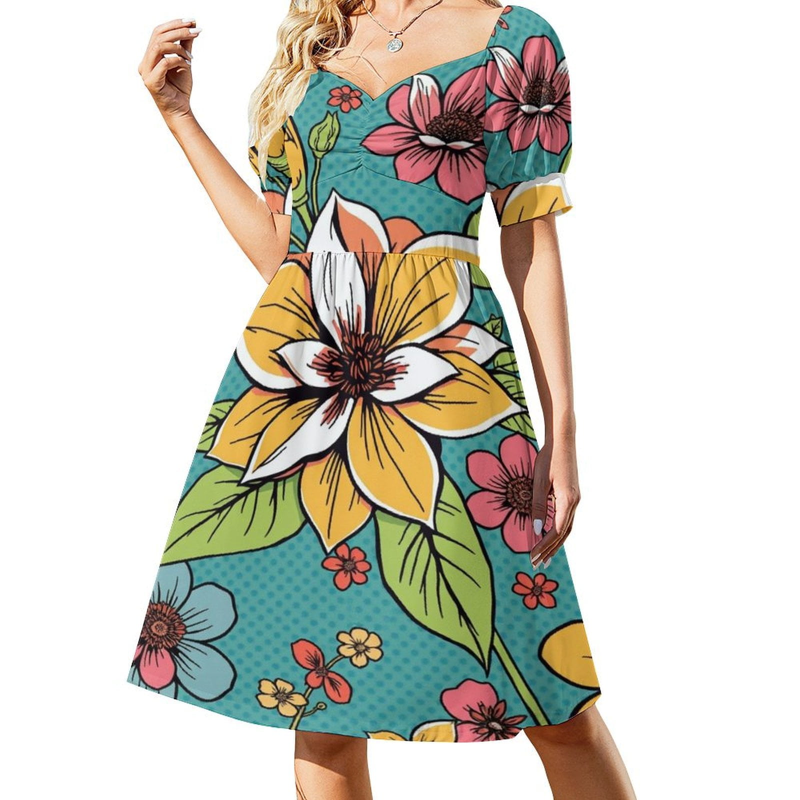 Flower Power 2025 Dress Evening Elegant And Chic Women for Outfits ...