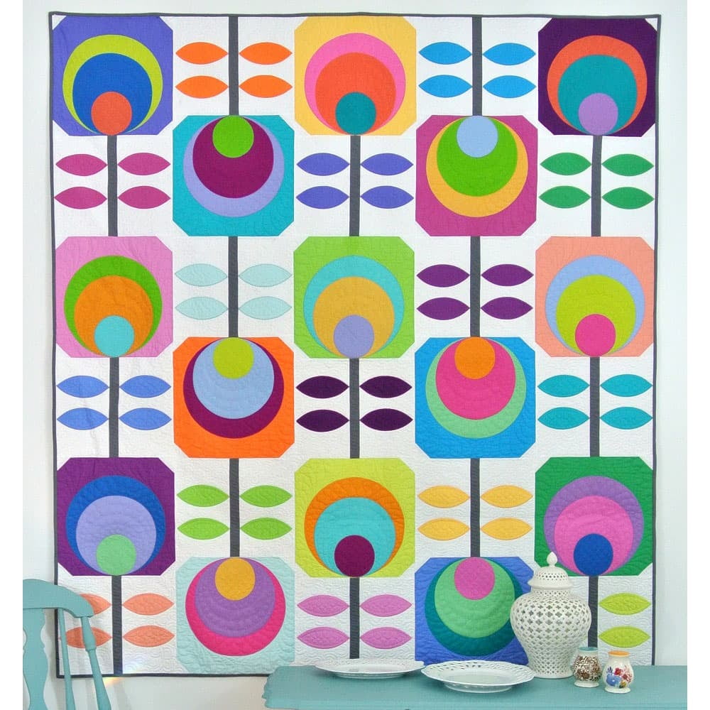 Flower Power Quilt Pattern - Walmart.com