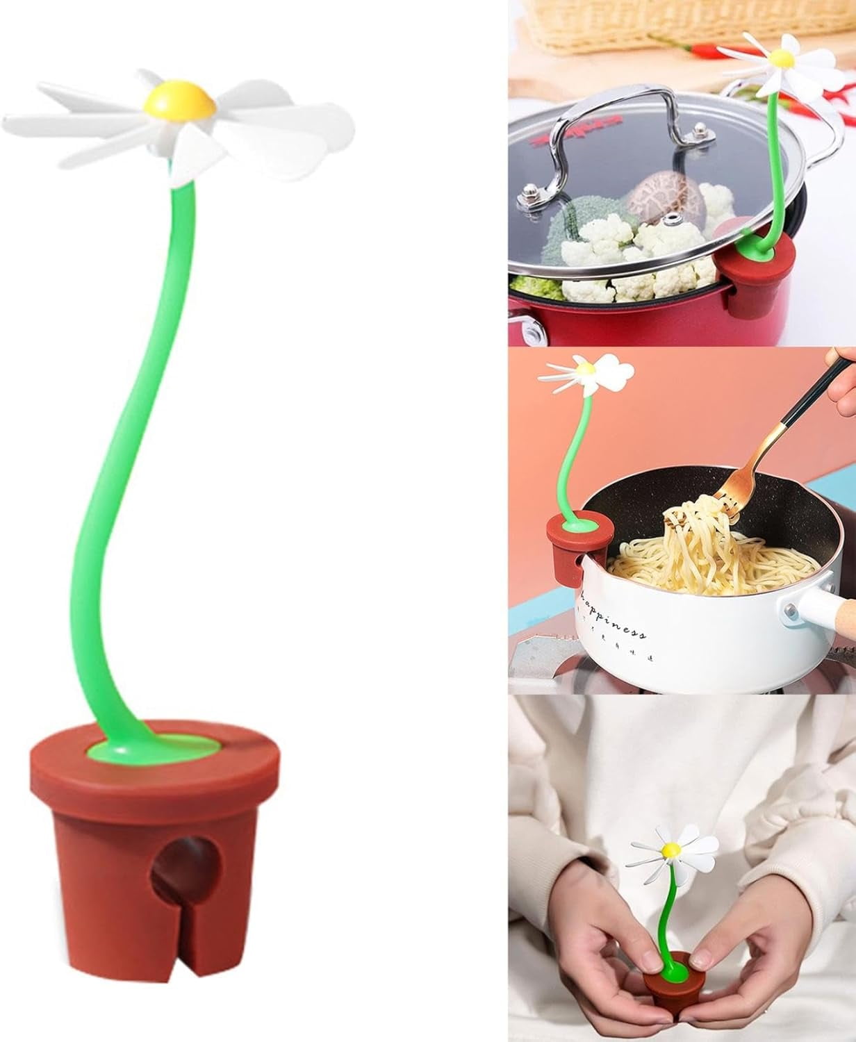 Flower Power Steam Releaser, Boil Over Spill Stopper, Steam Releaser ...