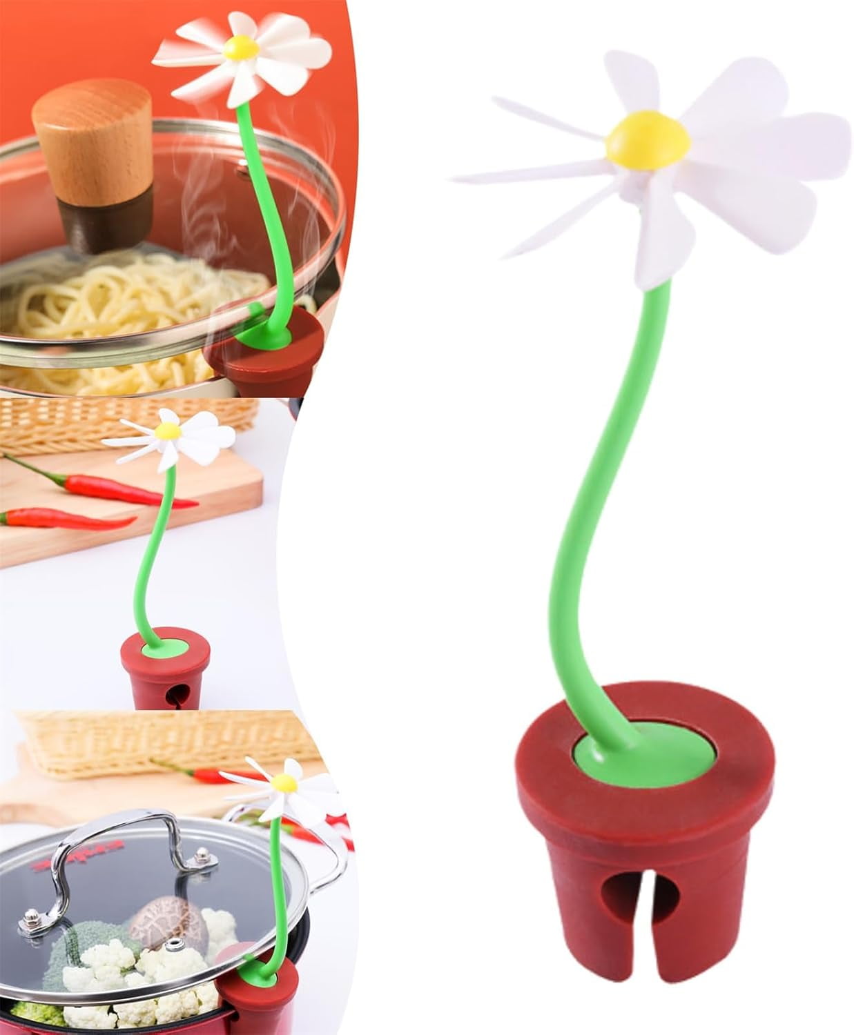 Flower Power Steam Releaser, Steam Releaser For Pot, Little Daisy ...