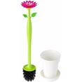 Flower Power Toilet Brush with Holder Set Toilet Brush with Daisy ...