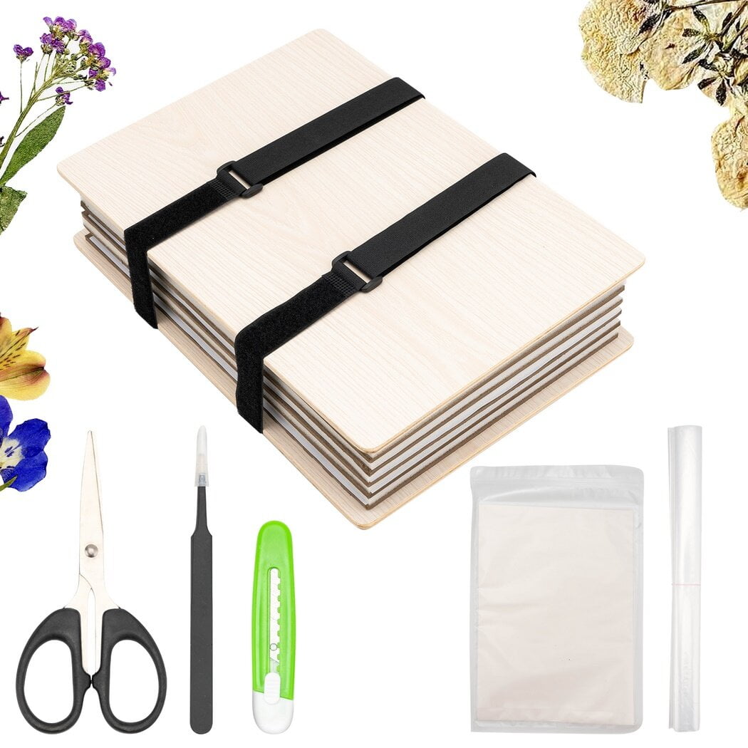 Flower Press Kit for adults, 9.1 x 12.6 Inch Large Plant Pressing Kit ...