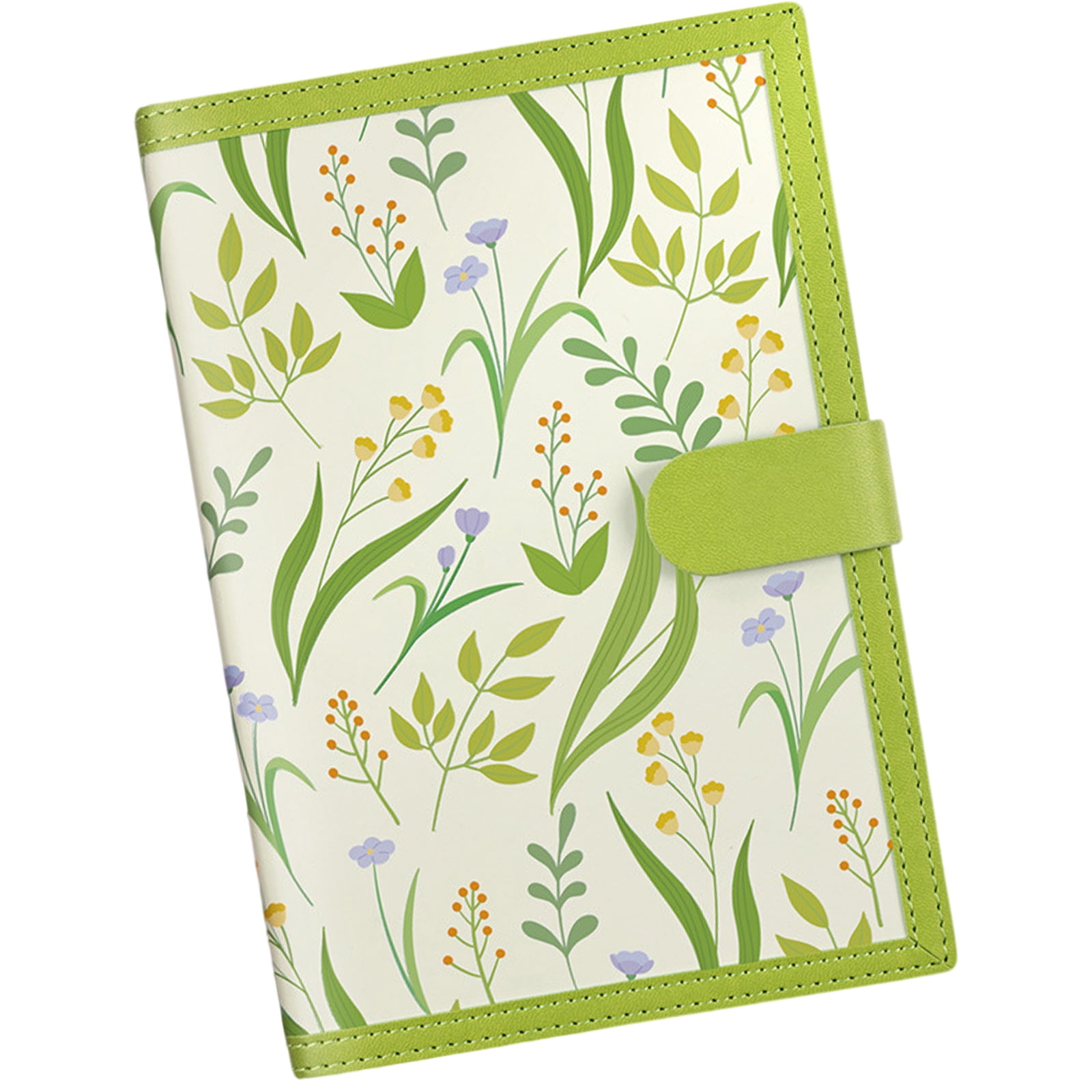 Flower Print Notebook 224 Pages Wide Lined Leather Journal Notebook 8 ...