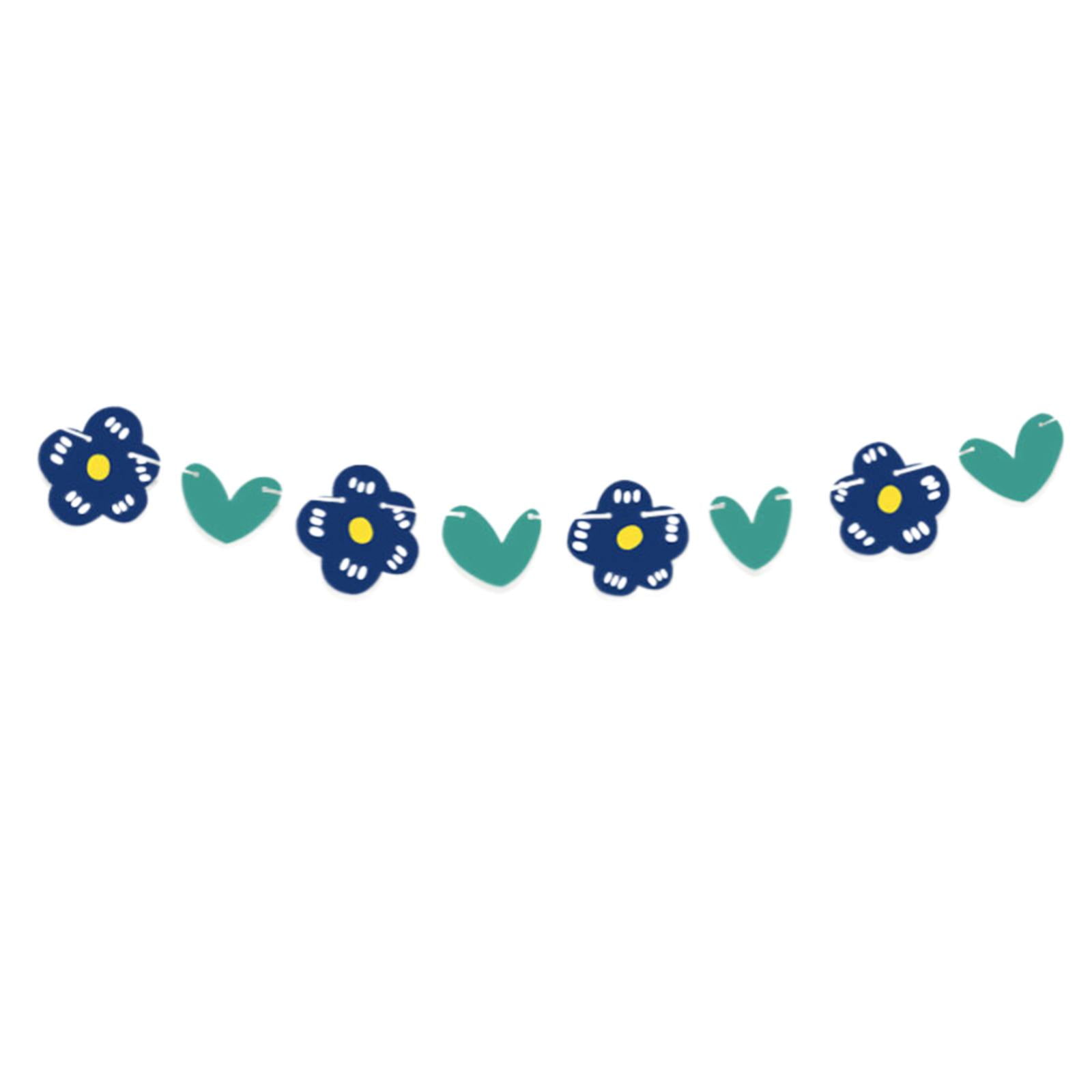 Flower Pull Flag Birthday Decoration Layout Festive Home Interior Dress ...