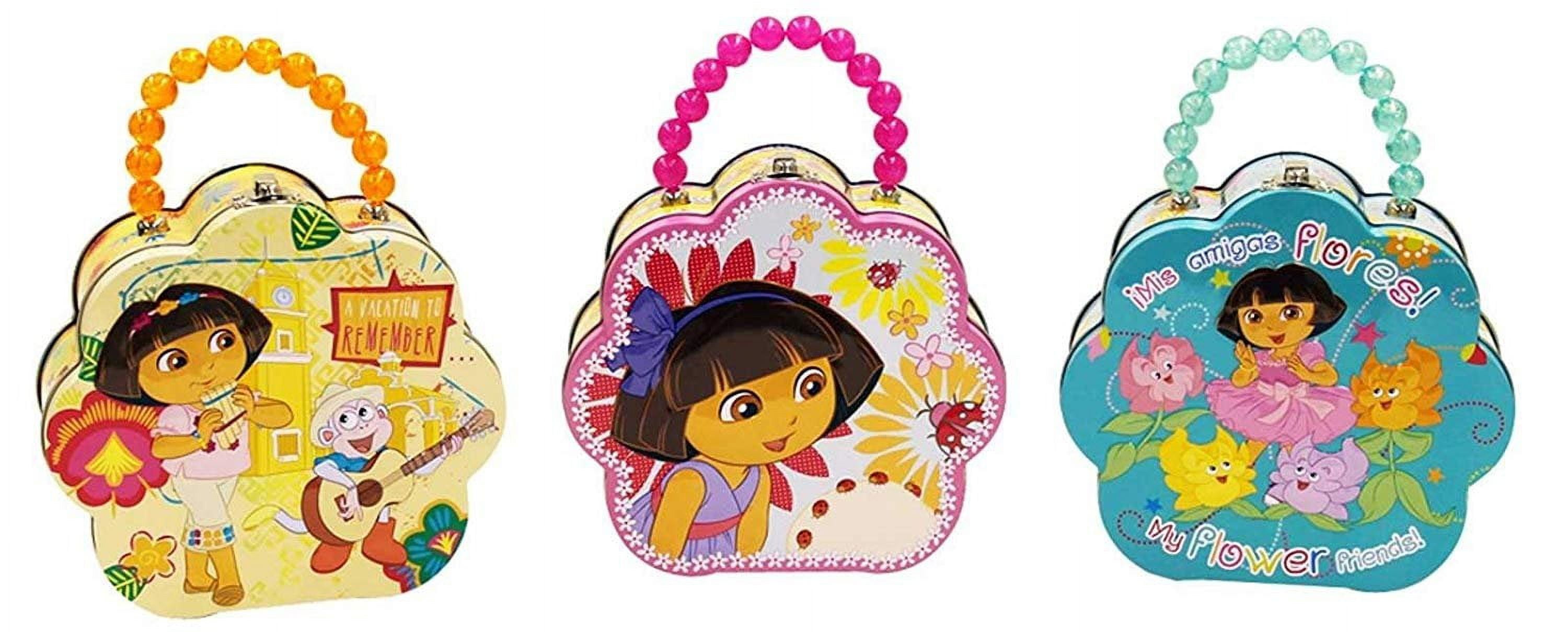 The Tin Box Company Dora The Explorer Flower Shape Carry-All with ...