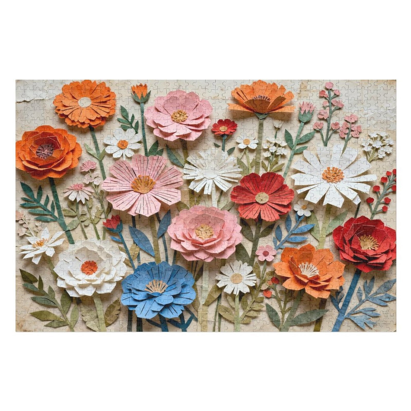 Flower Puzzles for Adults 500 Pieces, Colorful Plant Puzzle Flower ...