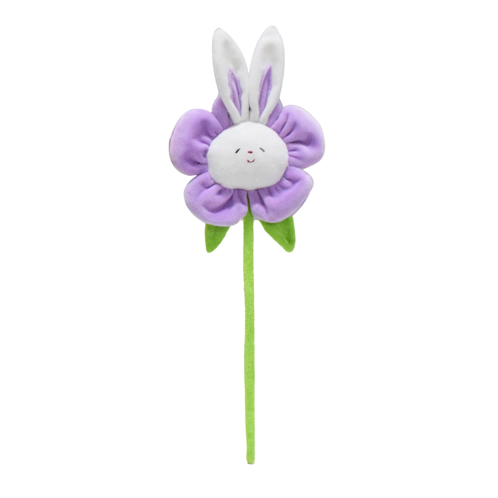 Flower Rabbit Plush Kids Toy: Bendable Stem Stuffed Sunflower - Soft ...
