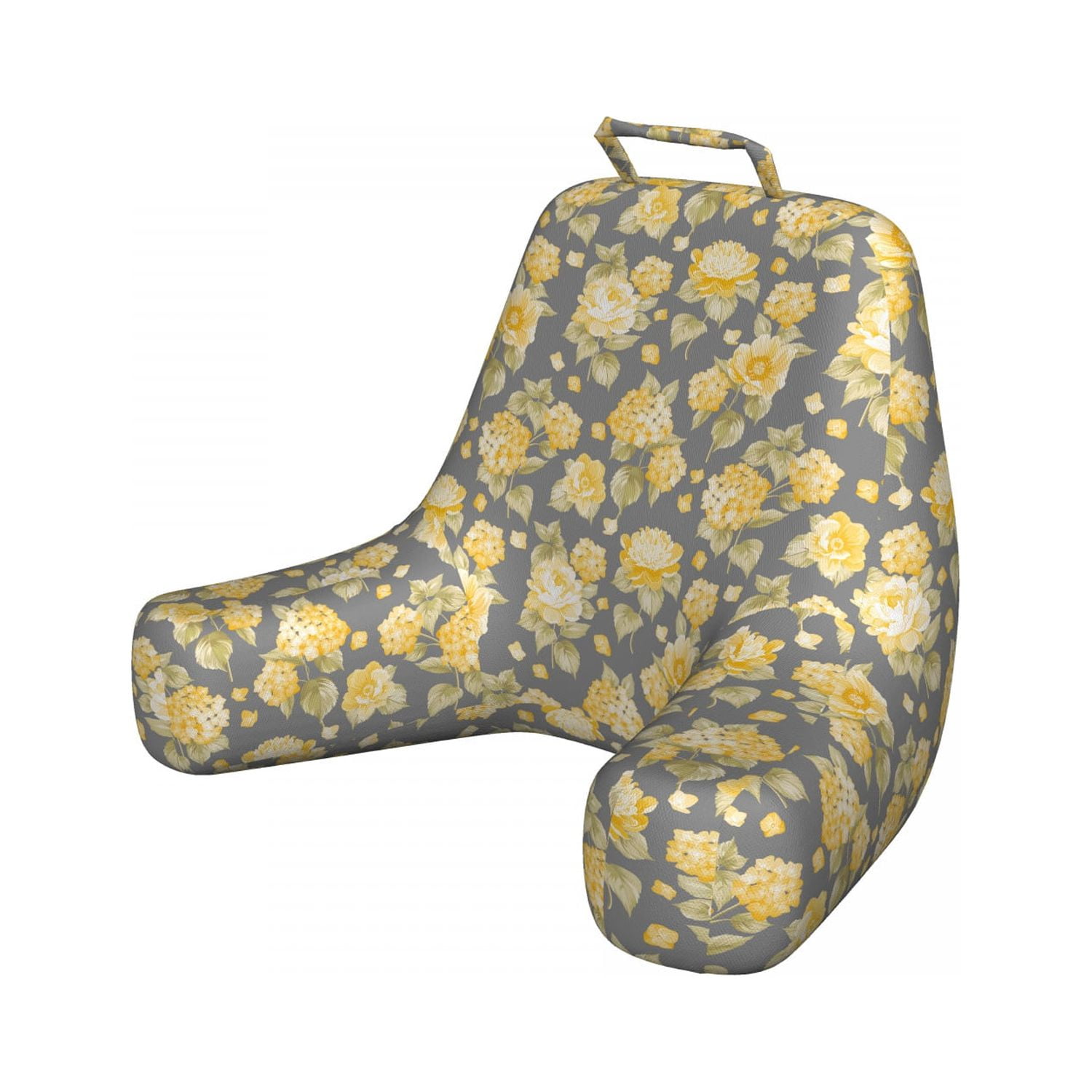 Flower Reading Pillow Cover, Hydrangea Chrysanthemum Hortensia Pattern ...