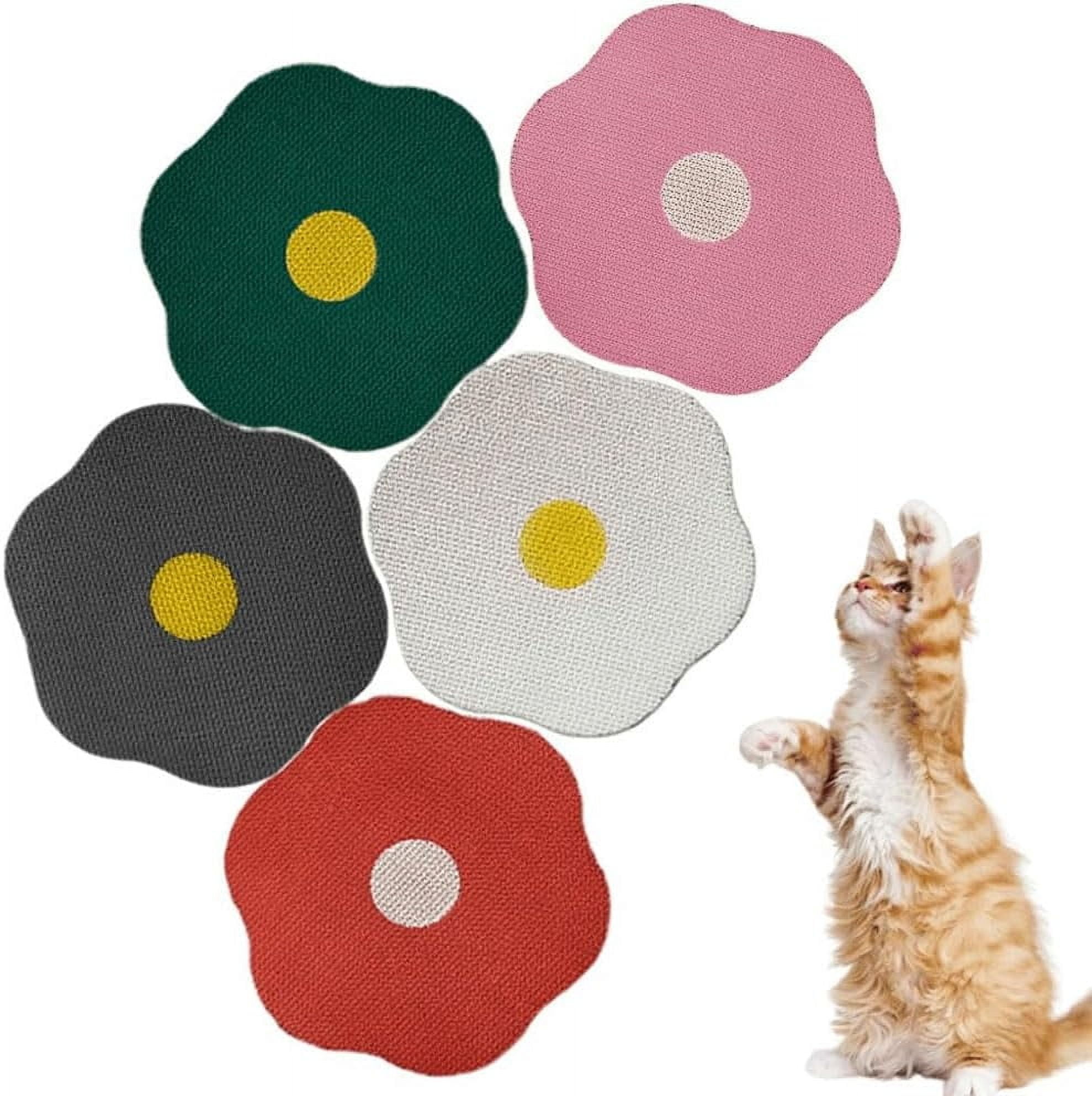 Flower Scratching Pad for Cats on Wall, 2025 Upgrade Self-Adhesive Cat ...
