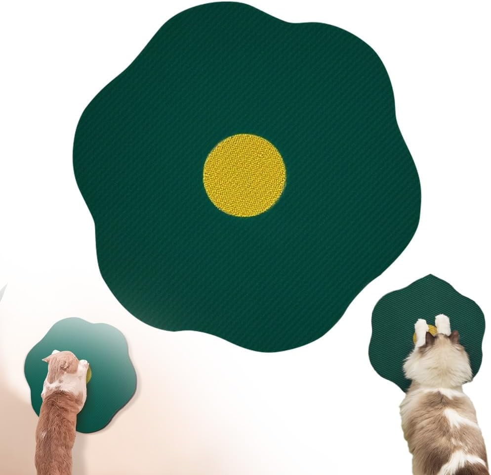 Flower Scratching Pad for Cats on Wall, 2025 Upgrade Self-Adhesive Cat ...