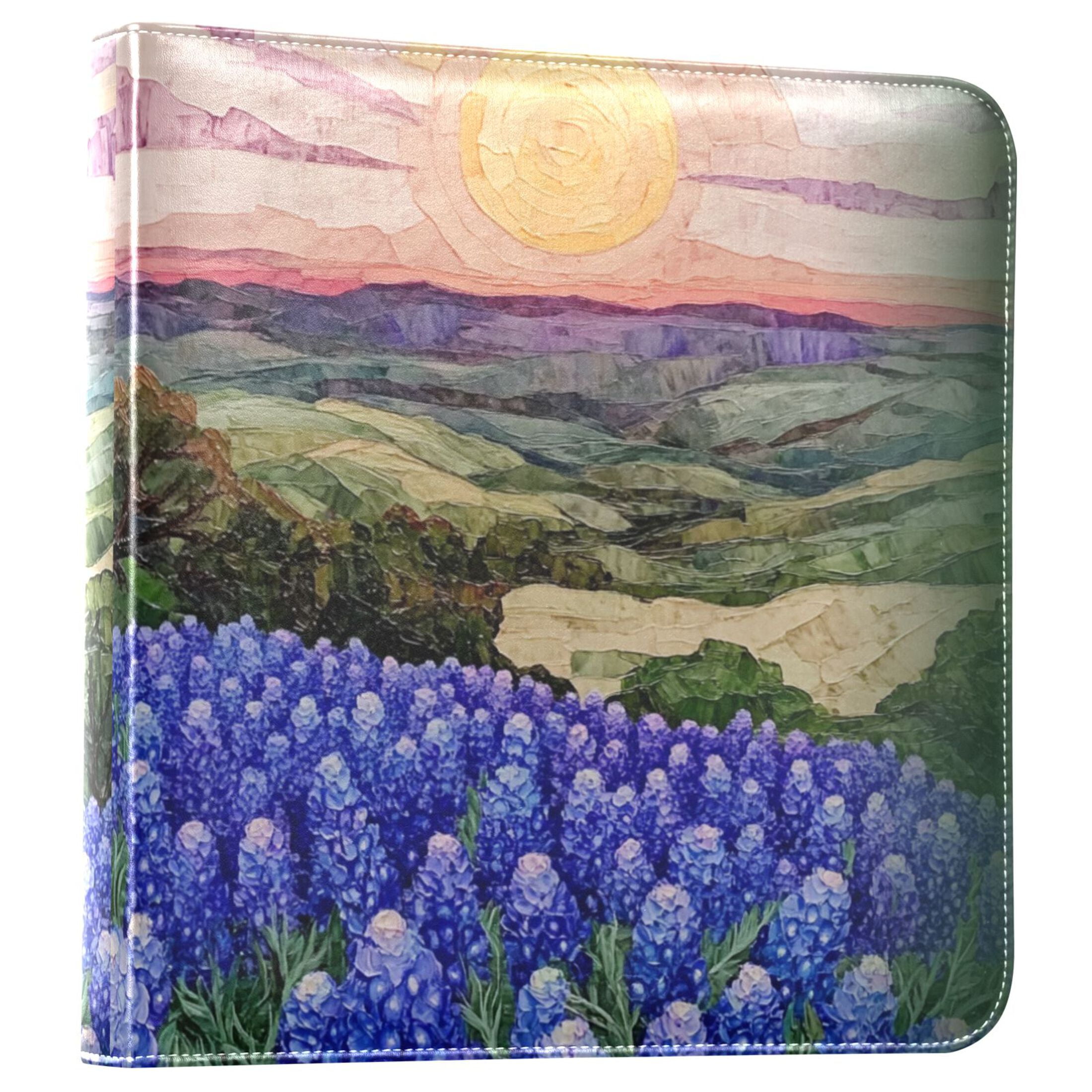 Flower Sea Scenery Large Photo Album Self Adhesive 20 Blank Pages for ...
