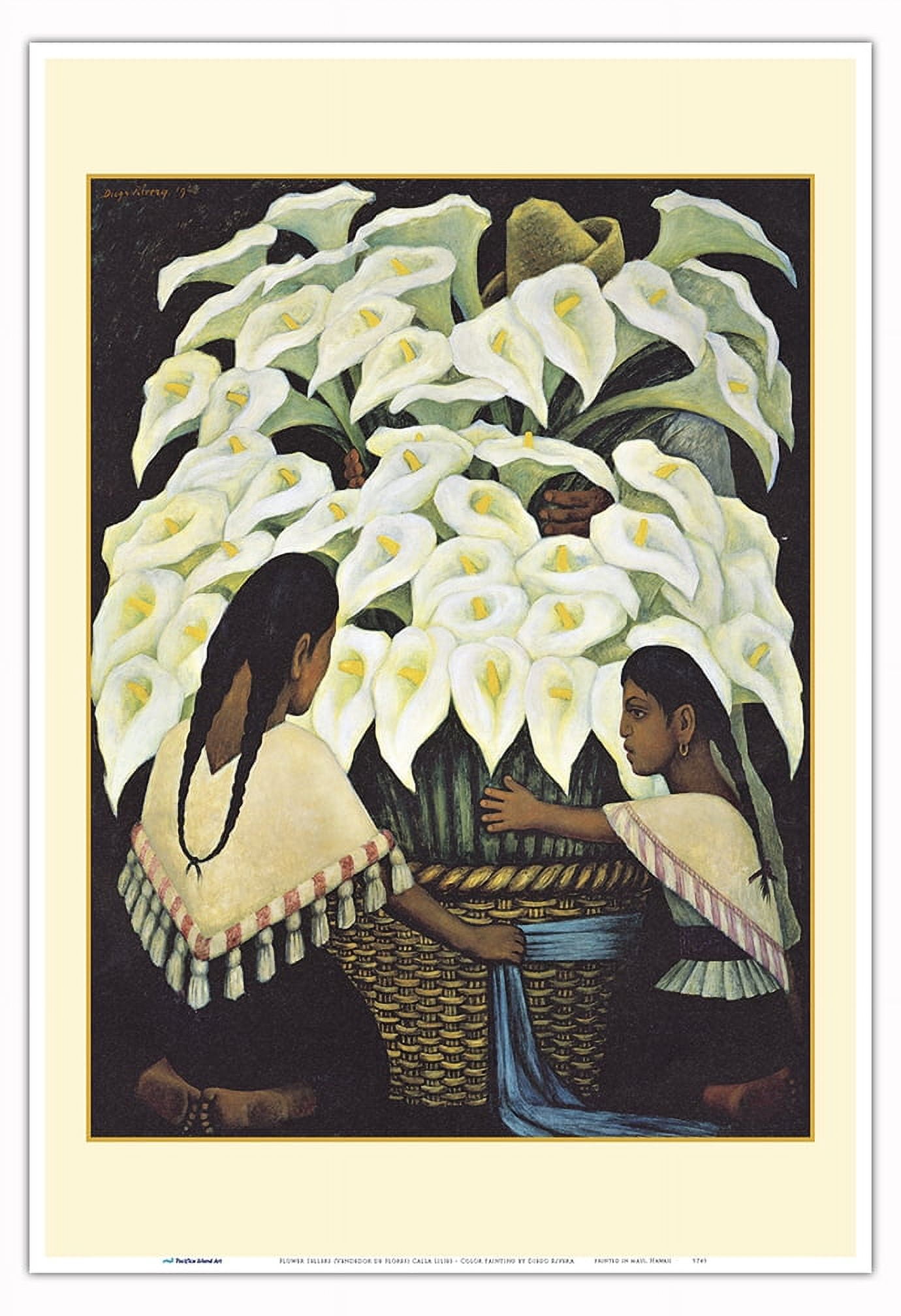 Flower Sellers (Vendedor de Flores) - Calla Lilies - From an Original ...