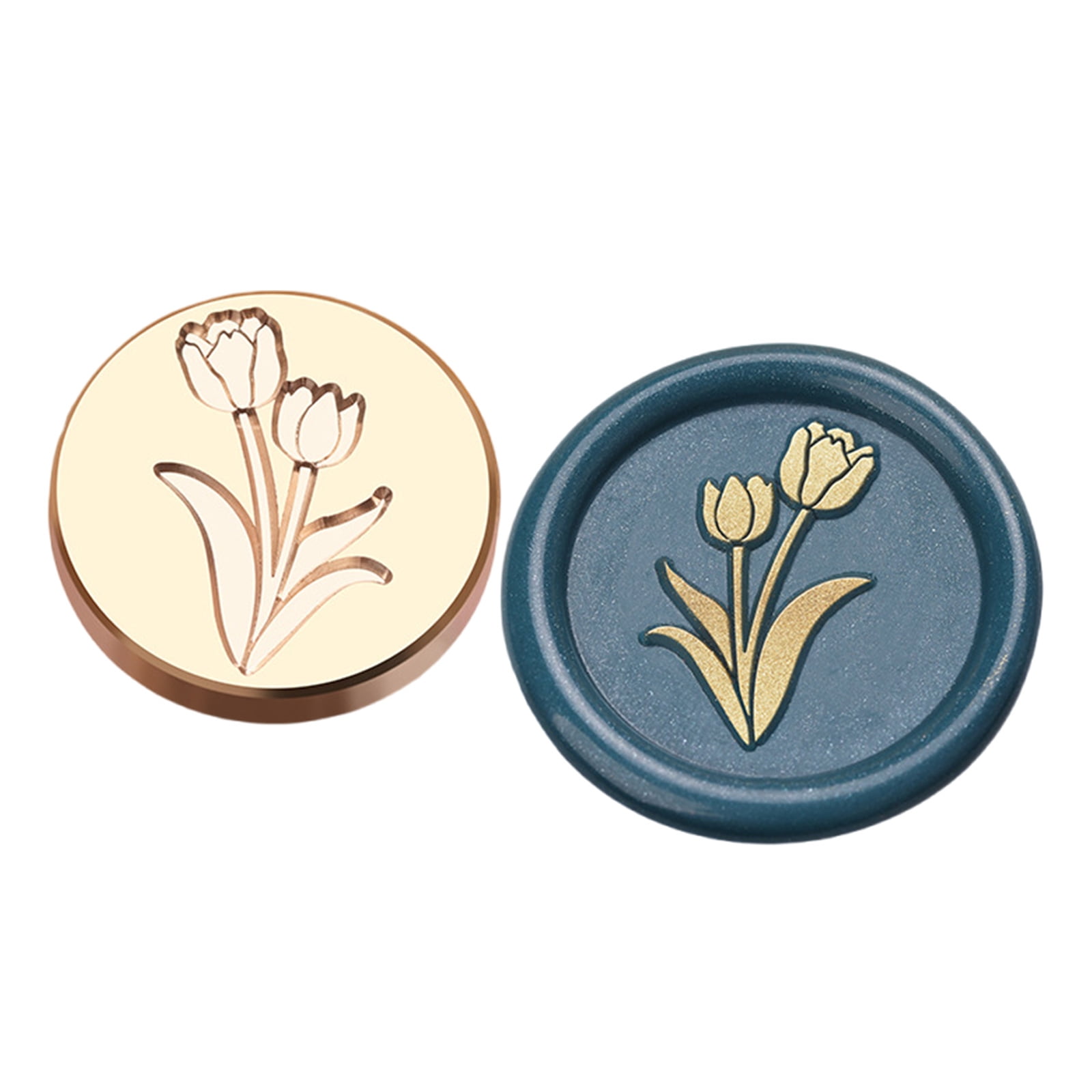 Flower Series Sealing Waxed Stamp for Envelopes Wedding Invitation ...