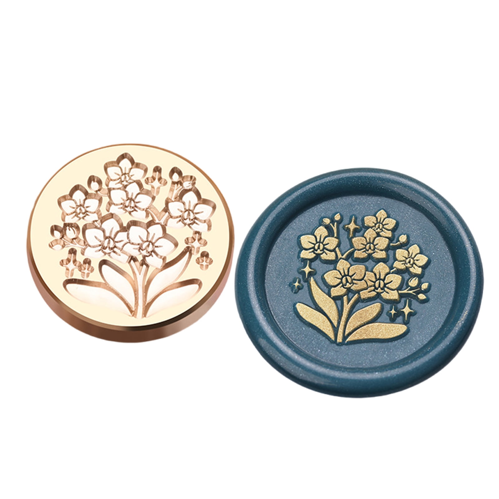 Flower Series Sealing Waxed Stamp for Envelopes Wedding Invitation ...