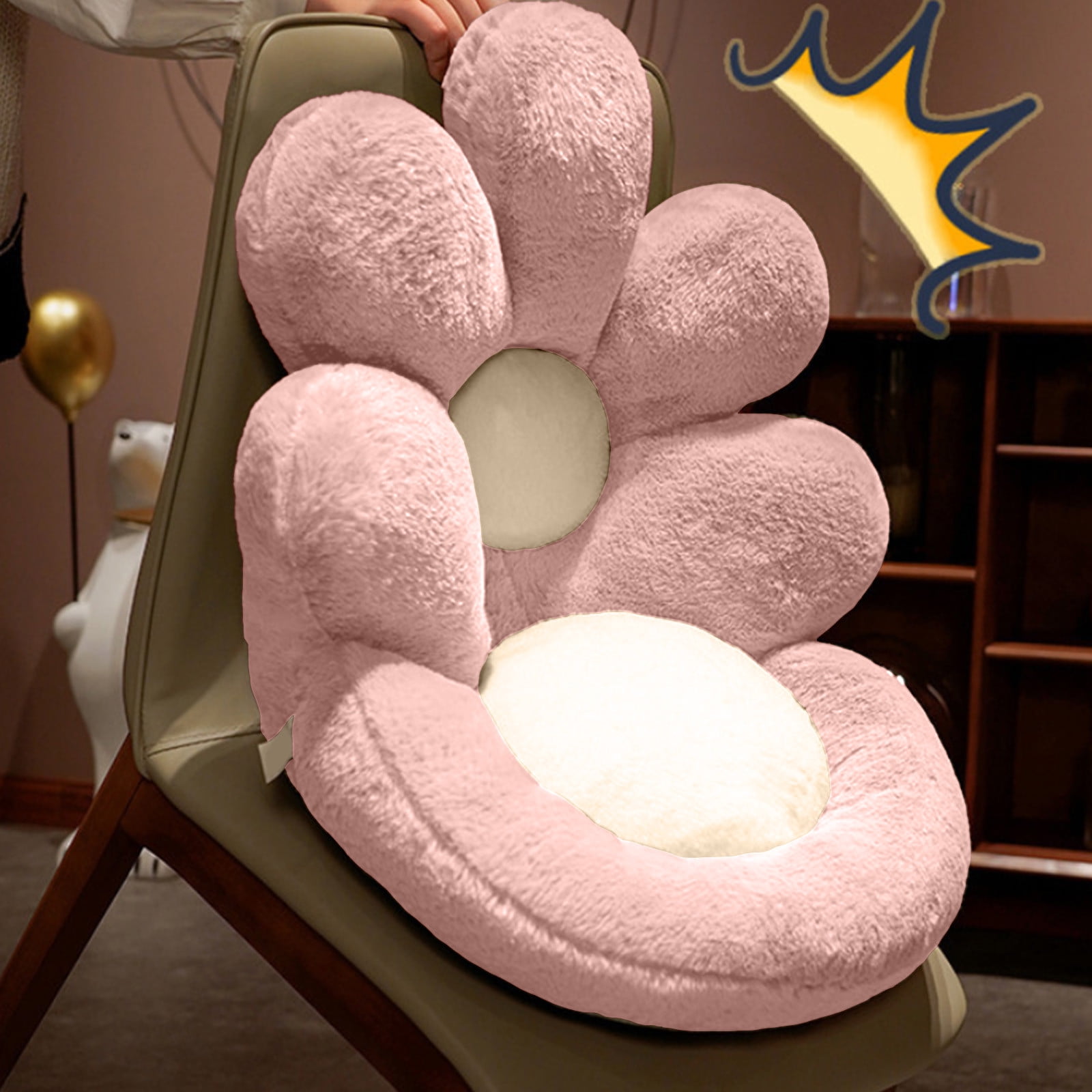 Flower Shape Chair Pillow Cute Seat Cushion 19 inch Comfy Lazy Sofa ...