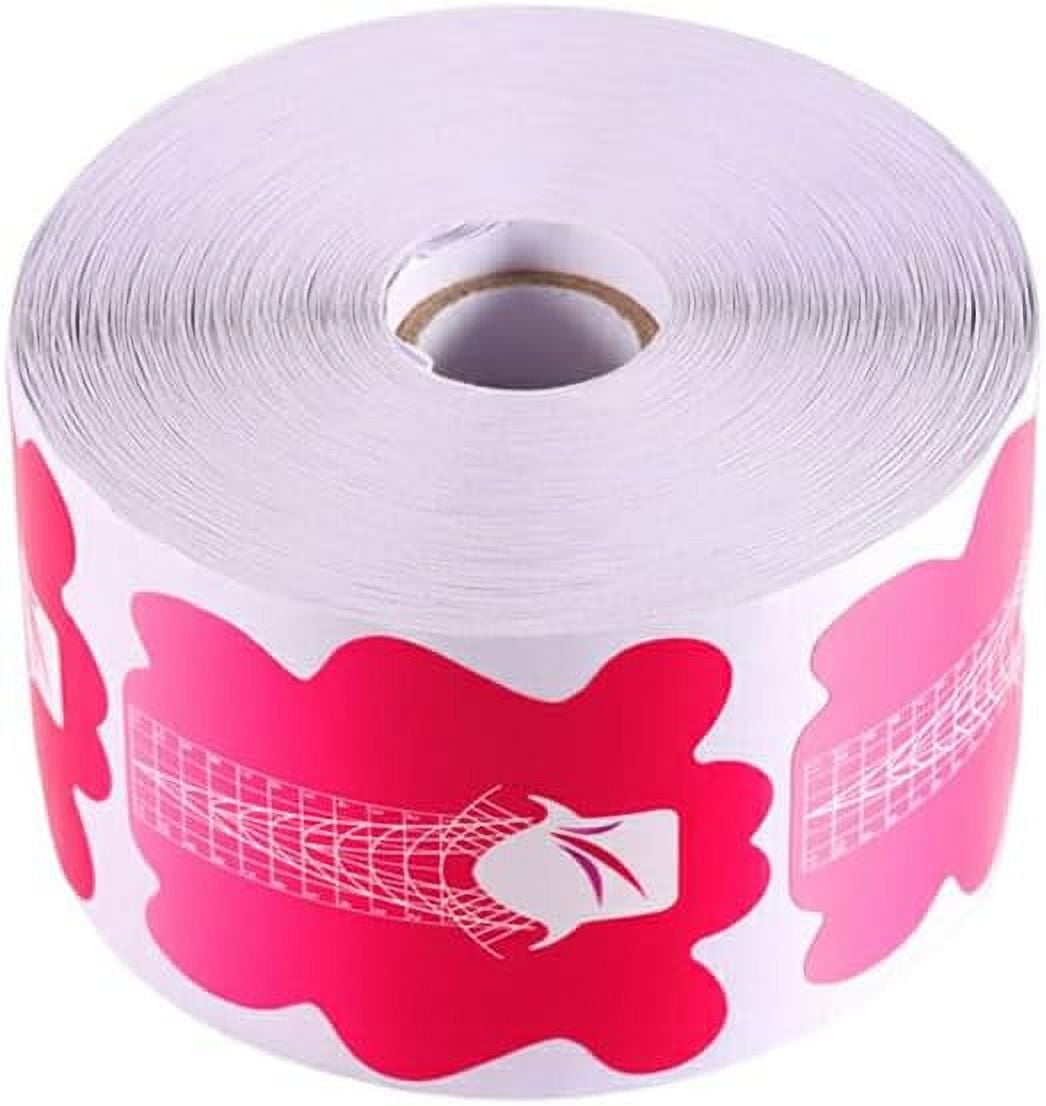 Flower Shape Nail Forms Tips Acrylic Extension Building Adhesive Guide ...