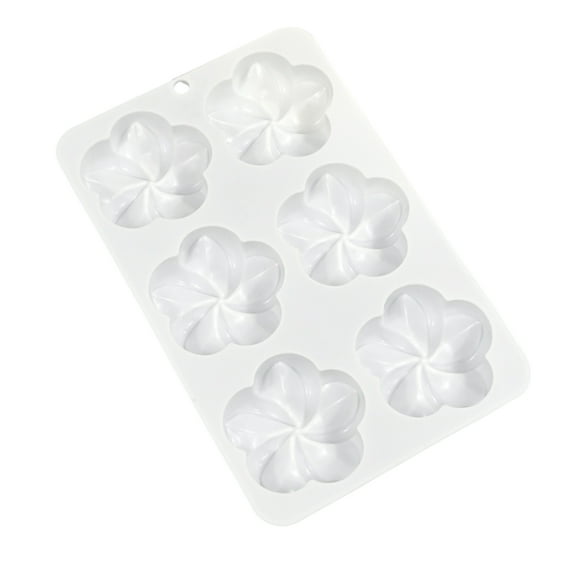 Flower Shape Silicone Molds Fondant Chocolate Molds Holiday Baking ...