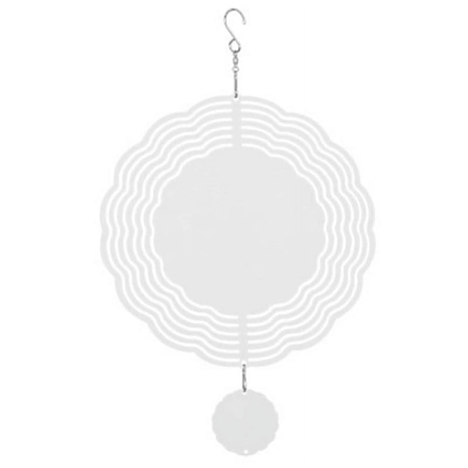 Flower-Shaped Dimensional Rotating Wind Chime Garden Decoration ...