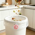Flower-Shaped Garbage Bag Clips with Self-Adhesive Fasteners, Secure ...