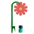 Flower-Shaped Garden Sprinkler with Rotating Water Spray, Decorative ...