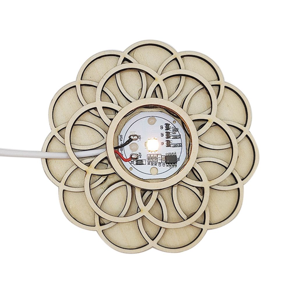 Flower Shaped LED Night Light Photography Props USB Home Decoration ...