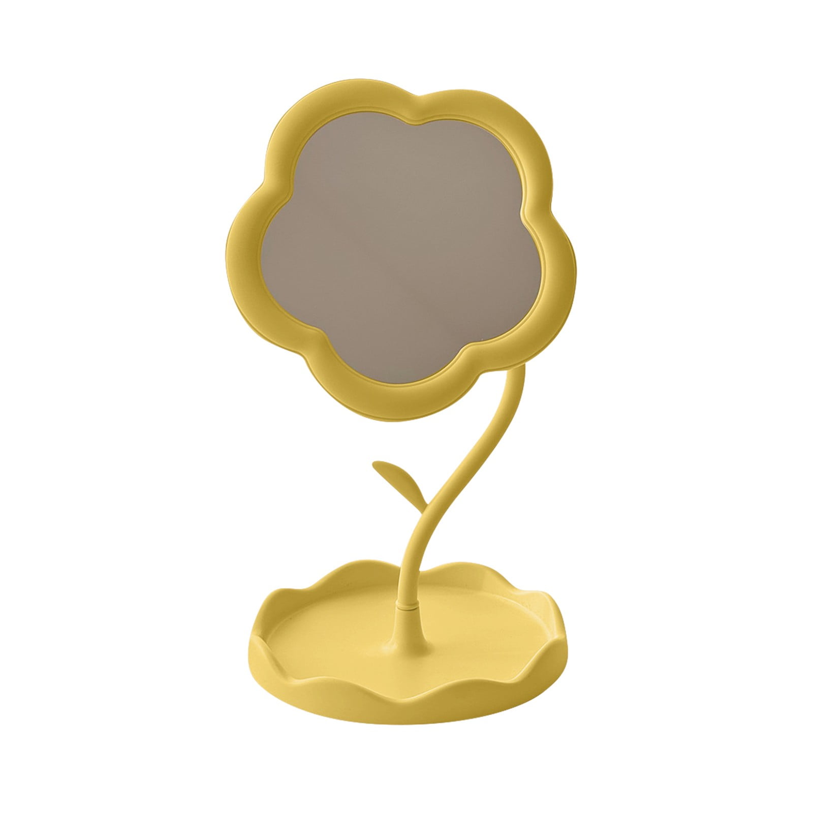 Flower-Shaped Makeup Vanity Mirror - Aesthetic Design, High-Quality ...