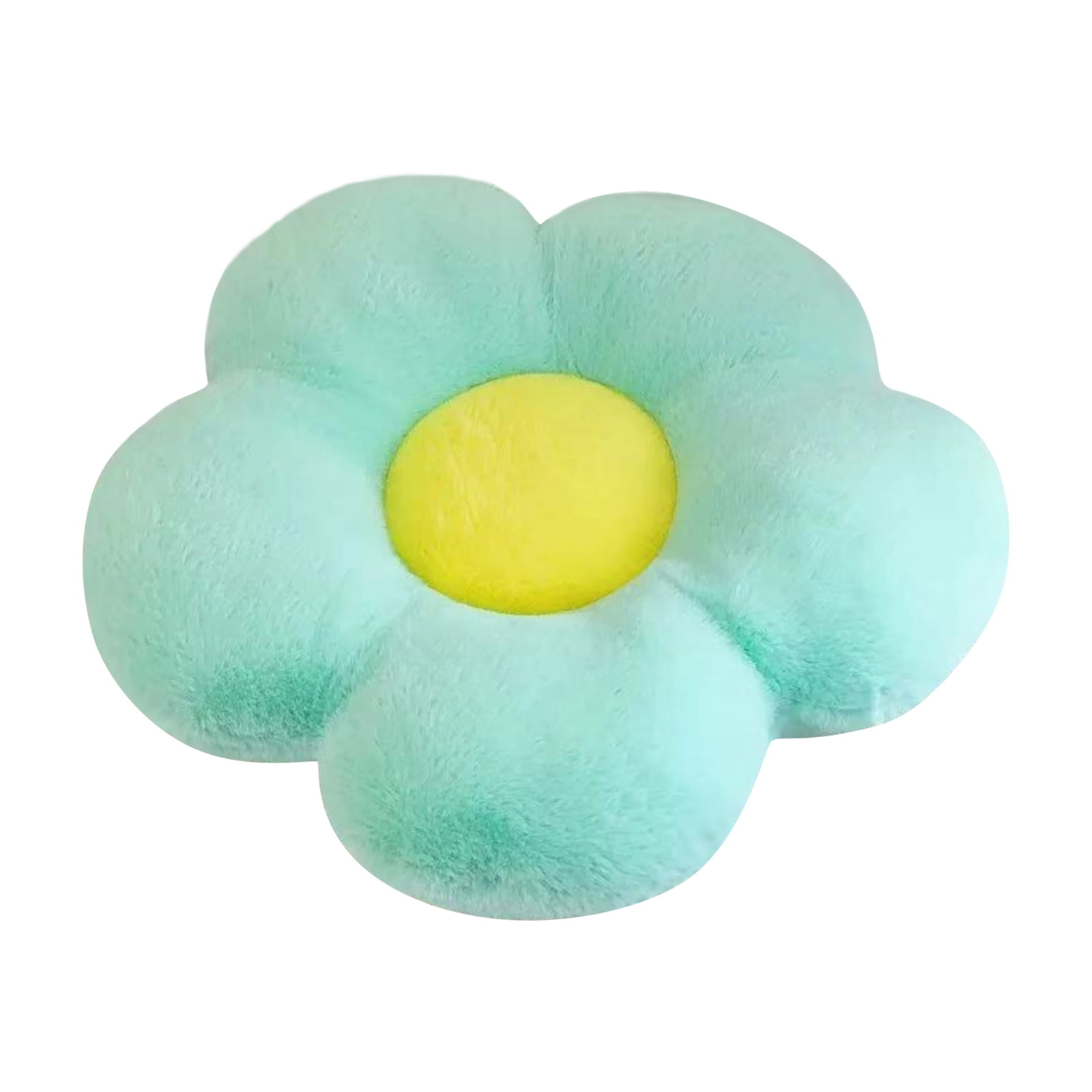 Flower Shaped Round Plush Chair Cushion, Seat Cushion Pillow For Home ...