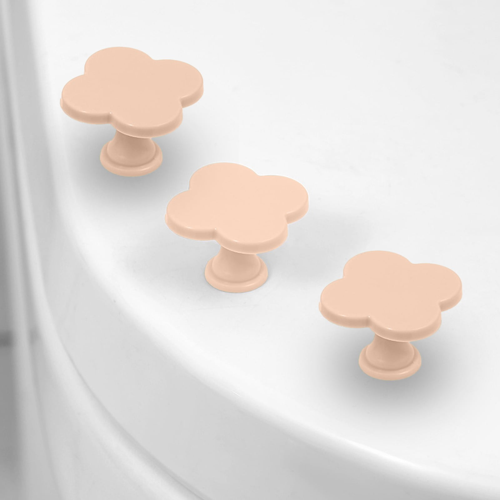 Flower Shaped Toilet Lid Lifter, 3-Pack - Hygienic & Stylish Adhesive ...