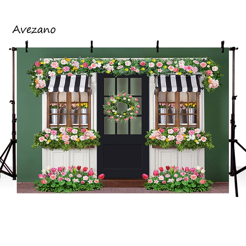 Flower Shop Backgrounds for Photography Spring Floral Girl Birthday ...