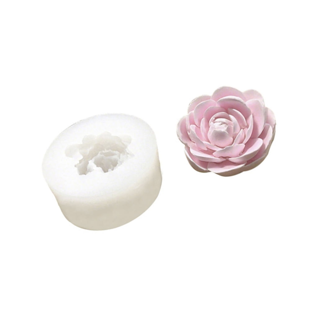 Flower Silicone Molds Easy Demolding Heat Resistant for Candle Soap ...