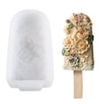 Flower Silicone Molds Ice Cream Maker Silicone Popsicles Molds ...
