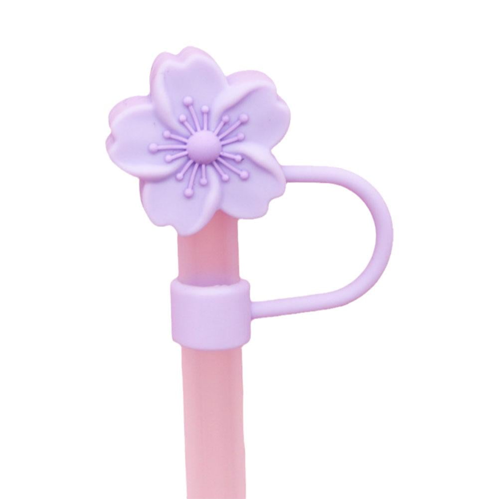 Flower Silicone Straw Covers for #stanley# Cups Straw Top Dustproof Reu ...