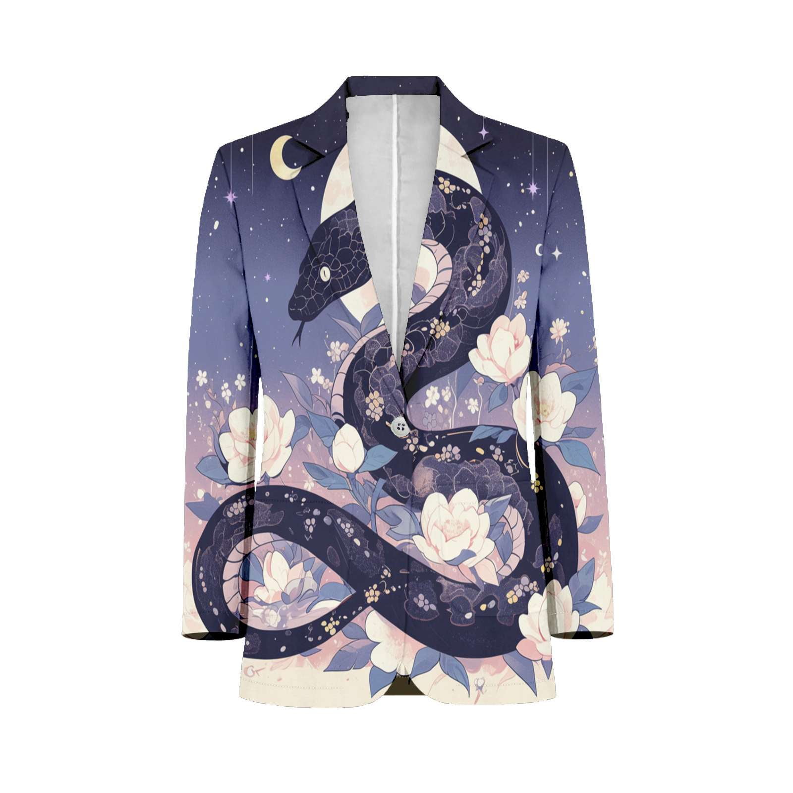 Flower Snake Mens Suits Shawl Collar Slim Fit Suit Mens Groom Jacket ...
