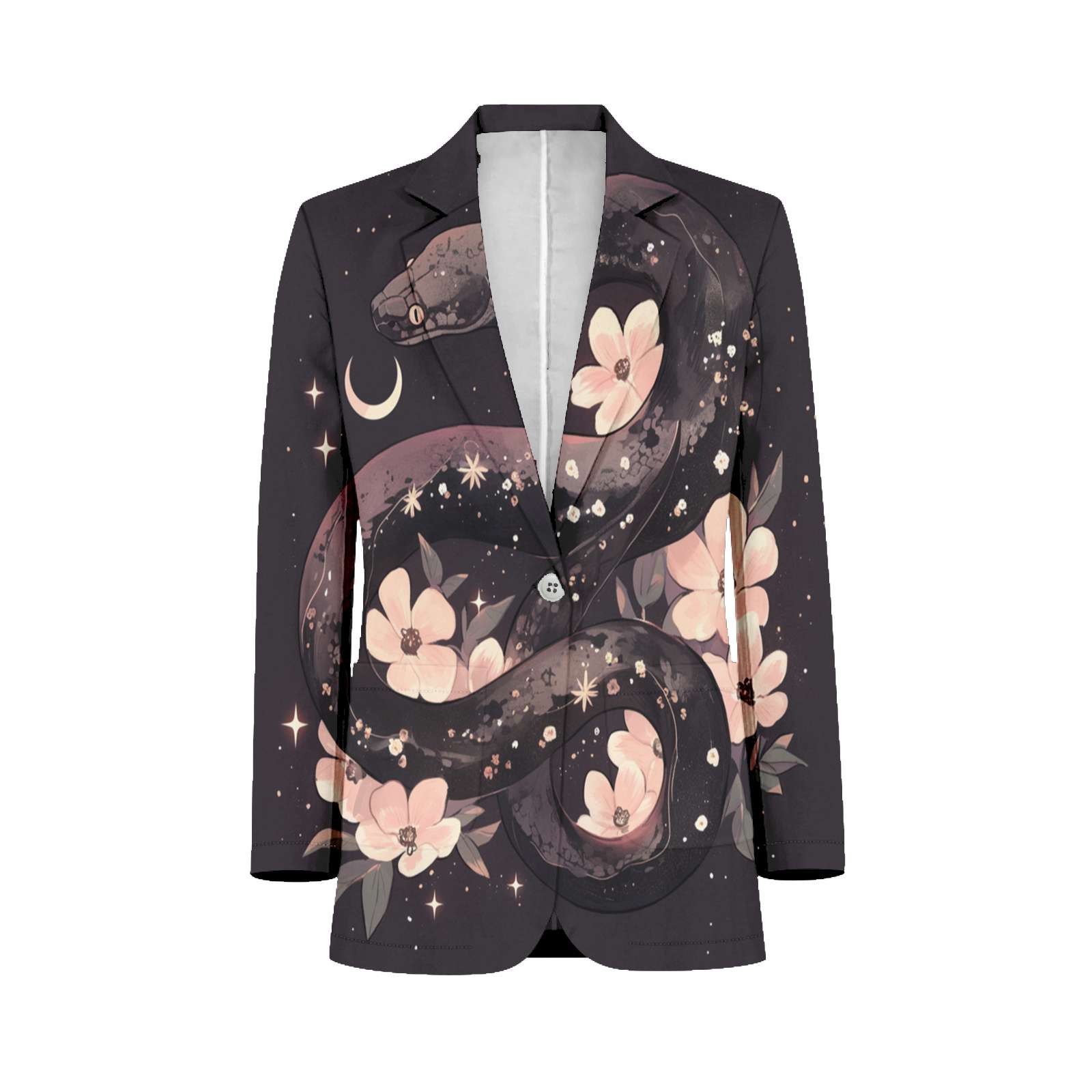 Flower Snake Mens Suits Shawl Collar Slim Fit Suit Mens Groom Jacket ...