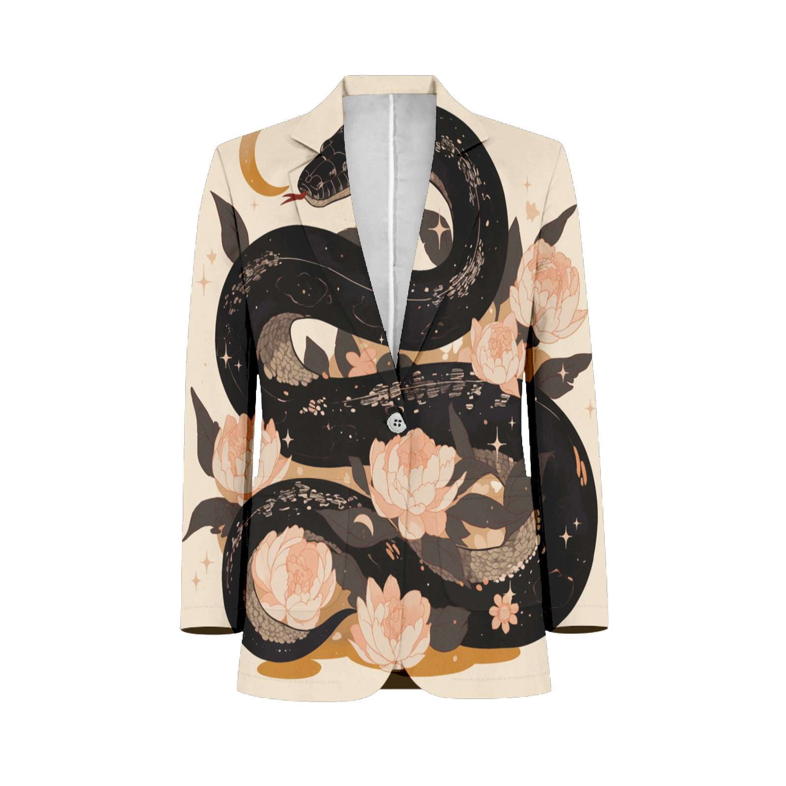 Flower Snake Mens Suits Shawl Collar Slim Fit Suit Mens Groom Jacket ...