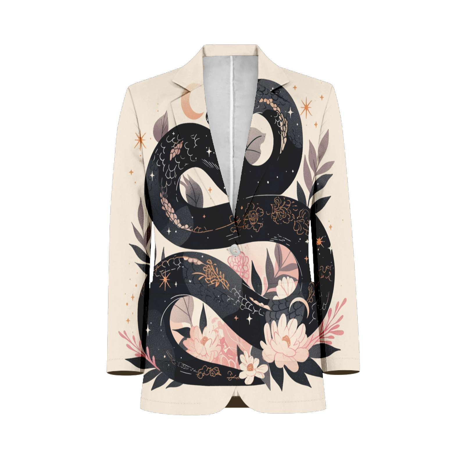 Flower Snake Mens Suits Shawl Collar Slim Fit Suit Mens Groom Jacket ...