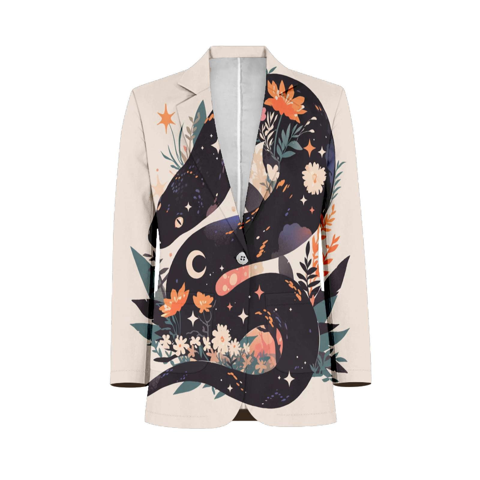 Flower Snake Mens Suits Shawl Collar Slim Fit Suit Mens Groom Jacket ...