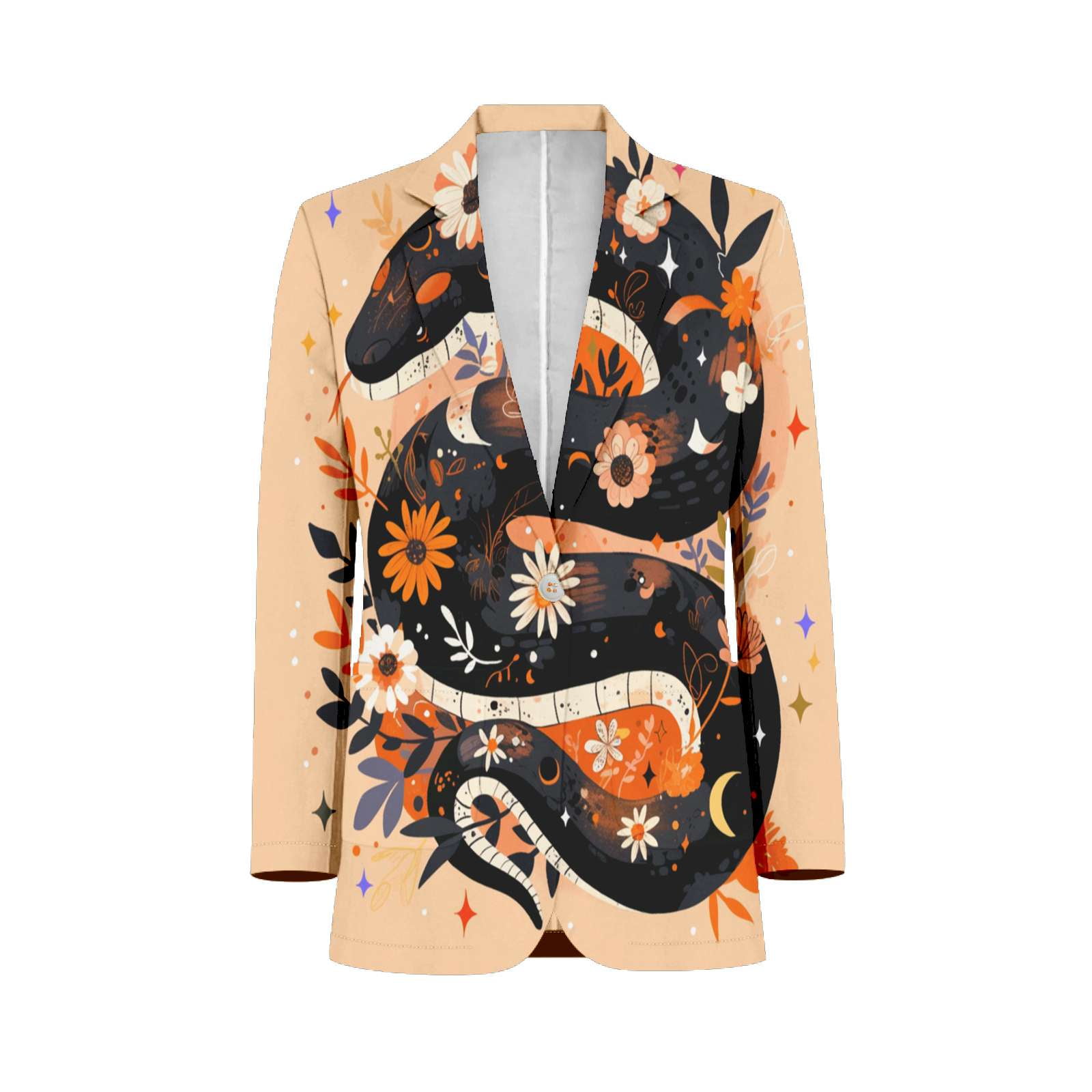 Flower Snake Mens Suits Shawl Collar Slim Fit Suit Mens Groom Jacket ...