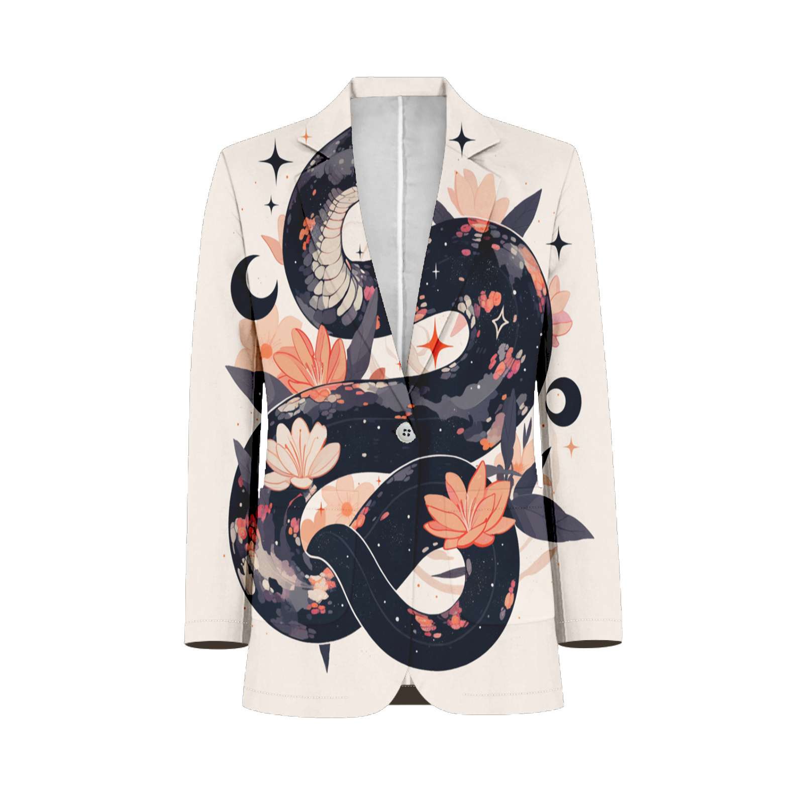 Flower Snake Mens Suits Shawl Collar Slim Fit Suit Mens Groom Jacket ...