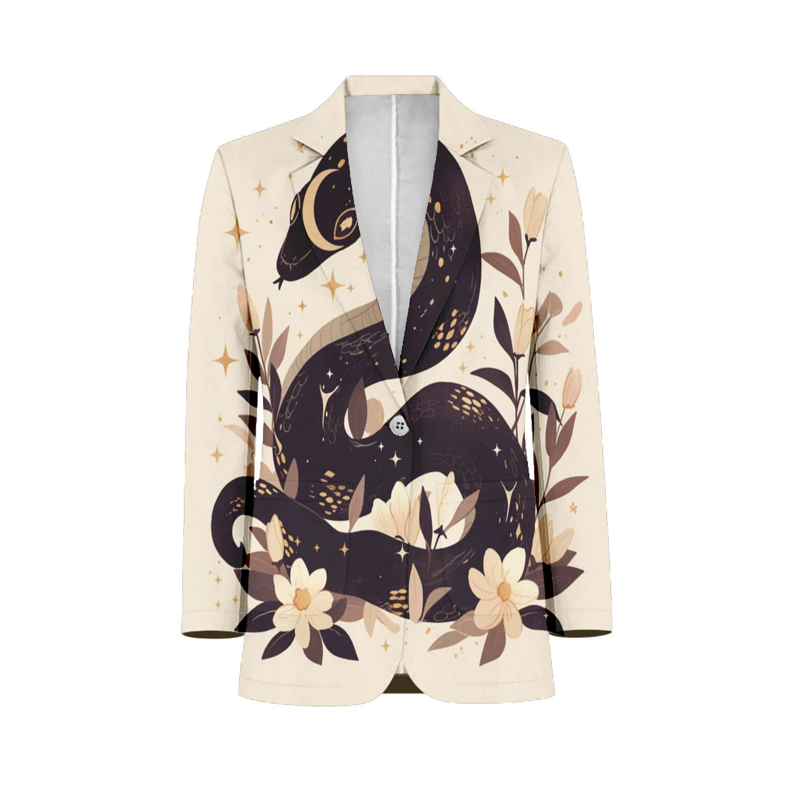 Flower Snake Mens Suits Shawl Collar Slim Fit Suit Mens Groom Jacket ...