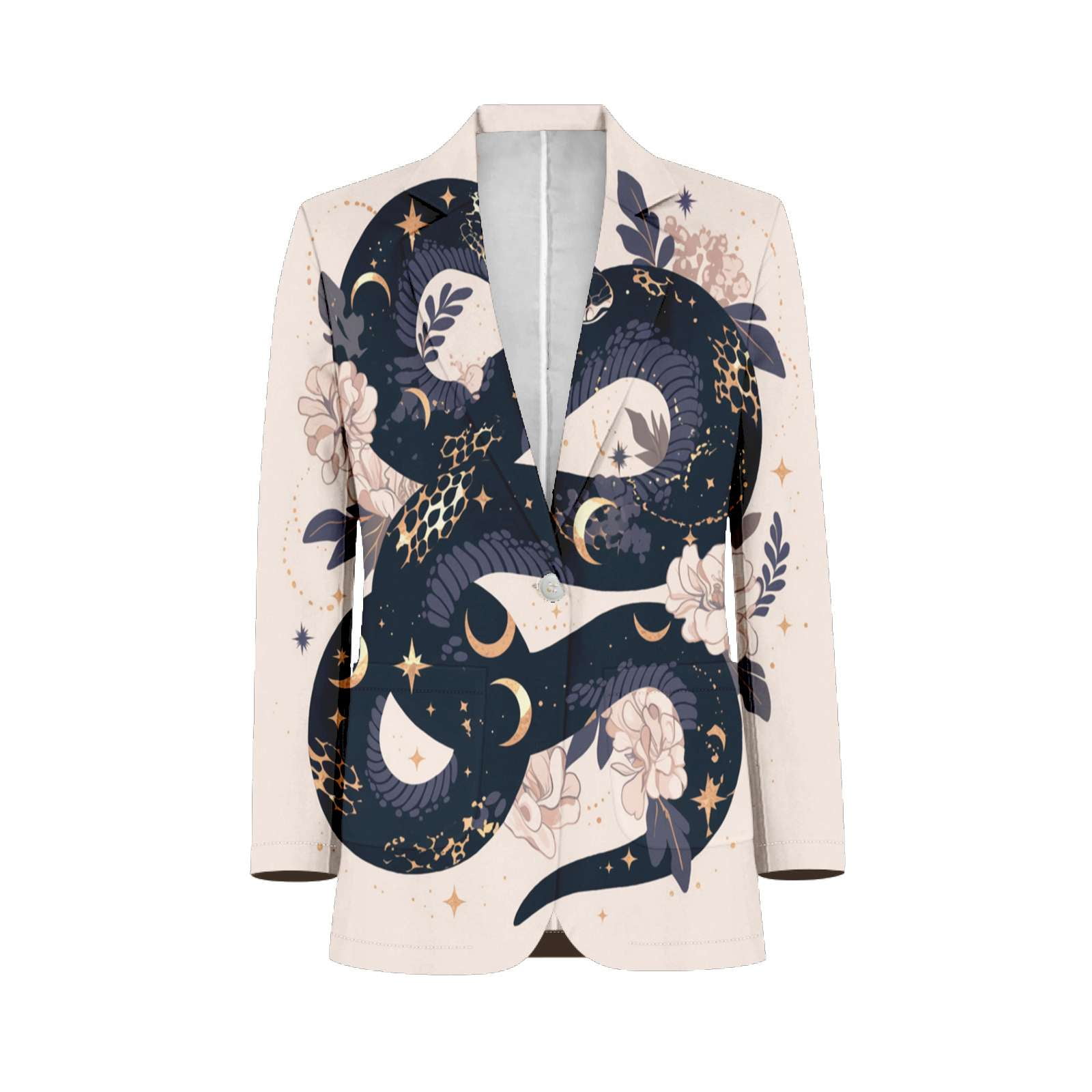 Flower Snake Mens Suits Shawl Collar Slim Fit Suit Mens Groom Jacket ...