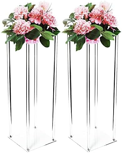 Flower Stand Vases, 2 Pack 39'' Tall Flower Stand Wedding Centerpieces ...