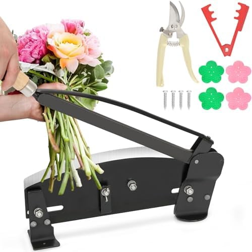 Flower Stem Cutter & Bunch Cutter, 14 in Stainless Steel Blade Fresh ...