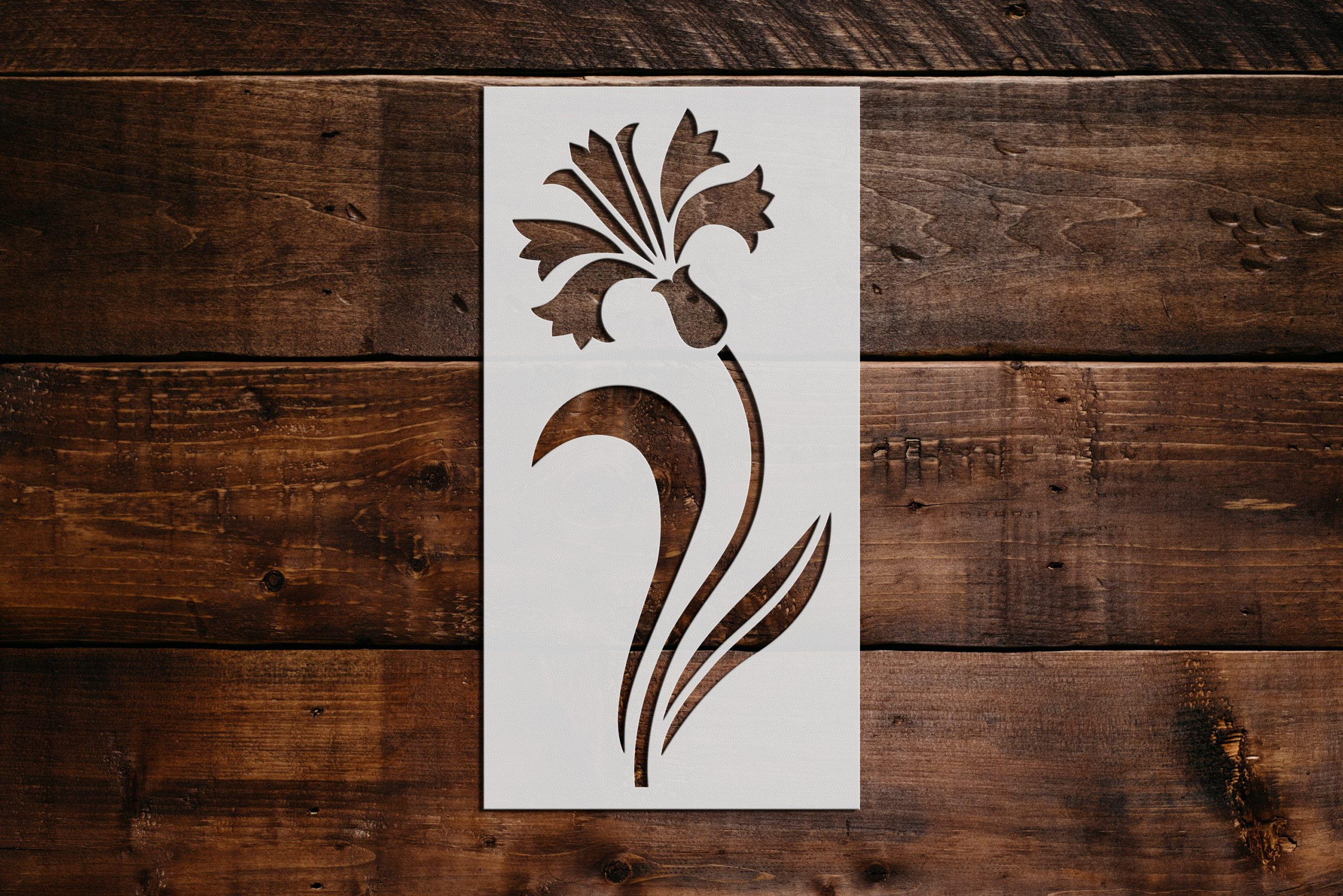 Flower Stencil - Art and Wall Stencil (12"x36") - Walmart.com