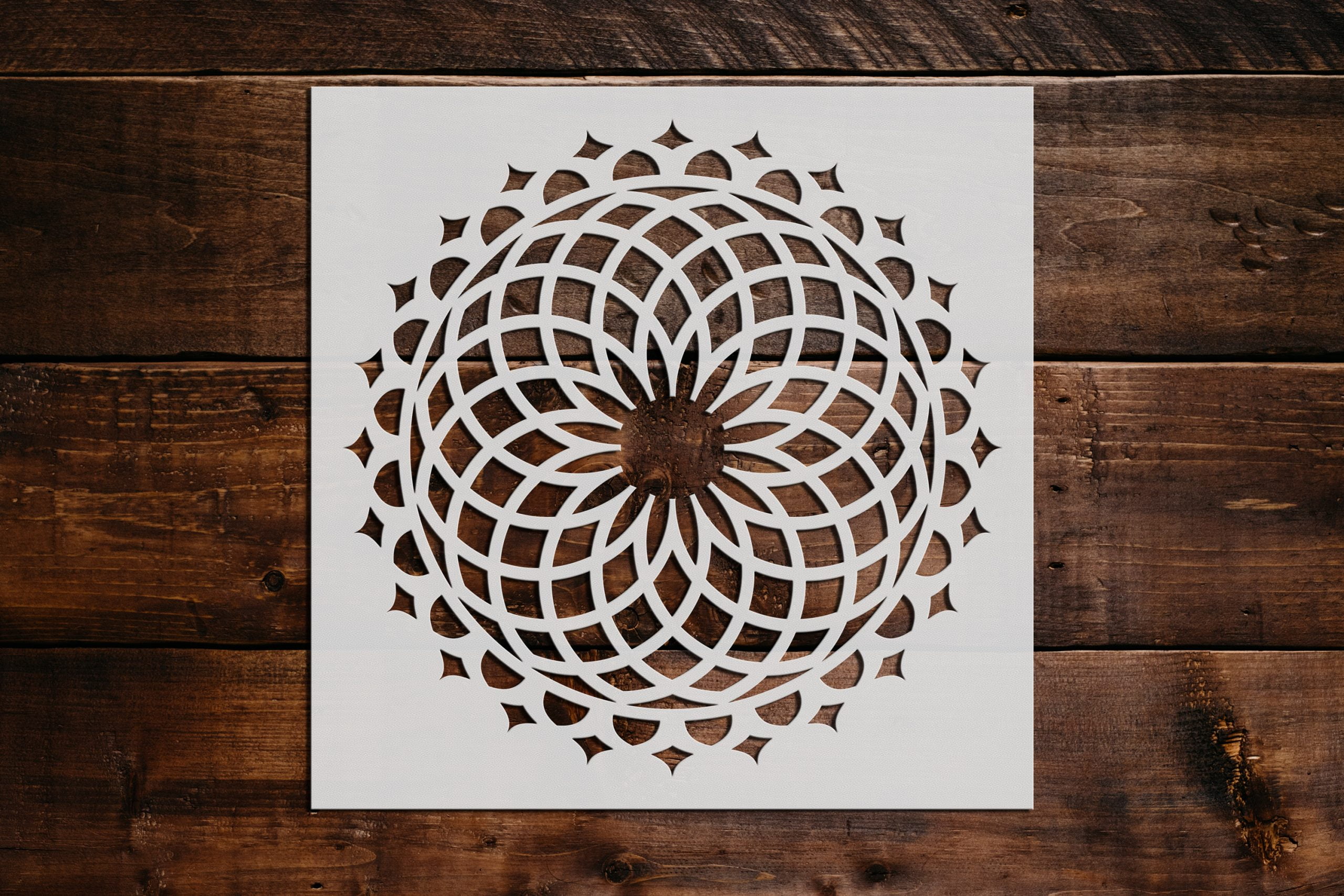 Flower Stencil - Art and Wall Stencil (20"x20") - Walmart.com