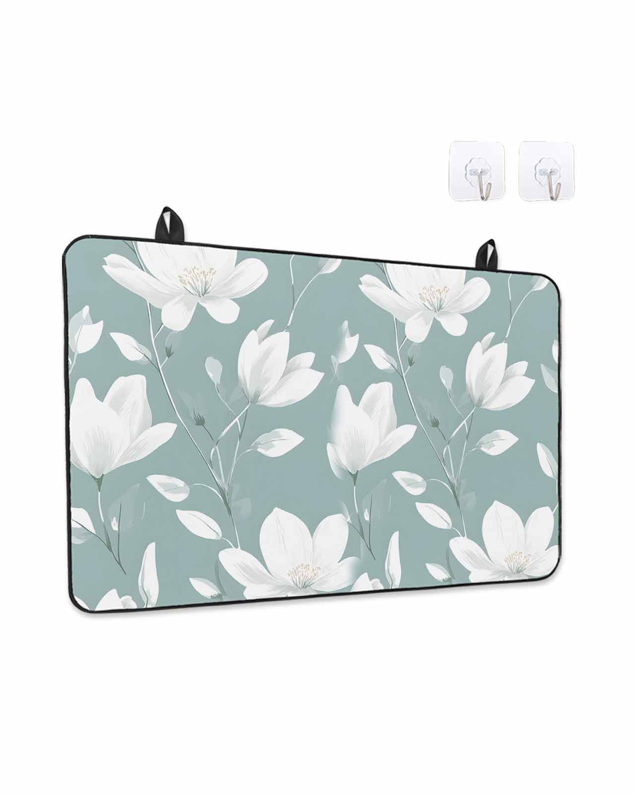 Flower Stove Top Covers for Electric Stove, Kitchen Glass Ceramic ...