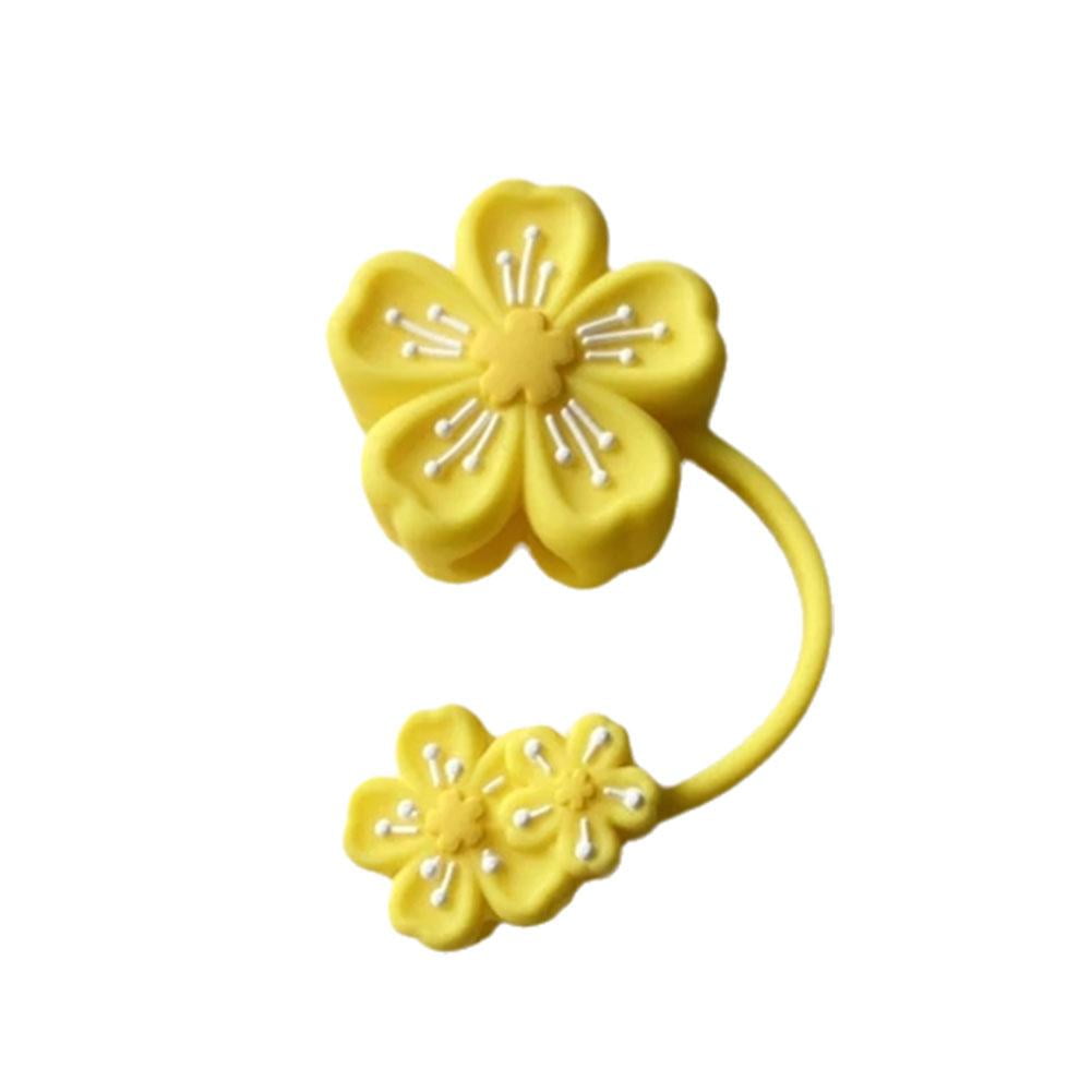 Flower Straw * Silicone Straw Topper For 10mm Caliber X8C9 Straw Cute ...