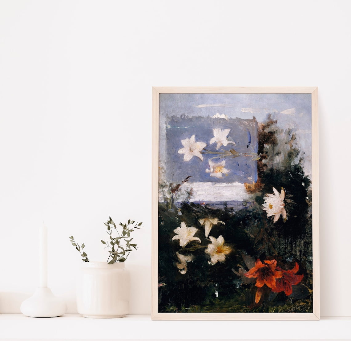 Flower Studies Abbott Henderson Thayer, Museum Poster, Gallery Poster ...