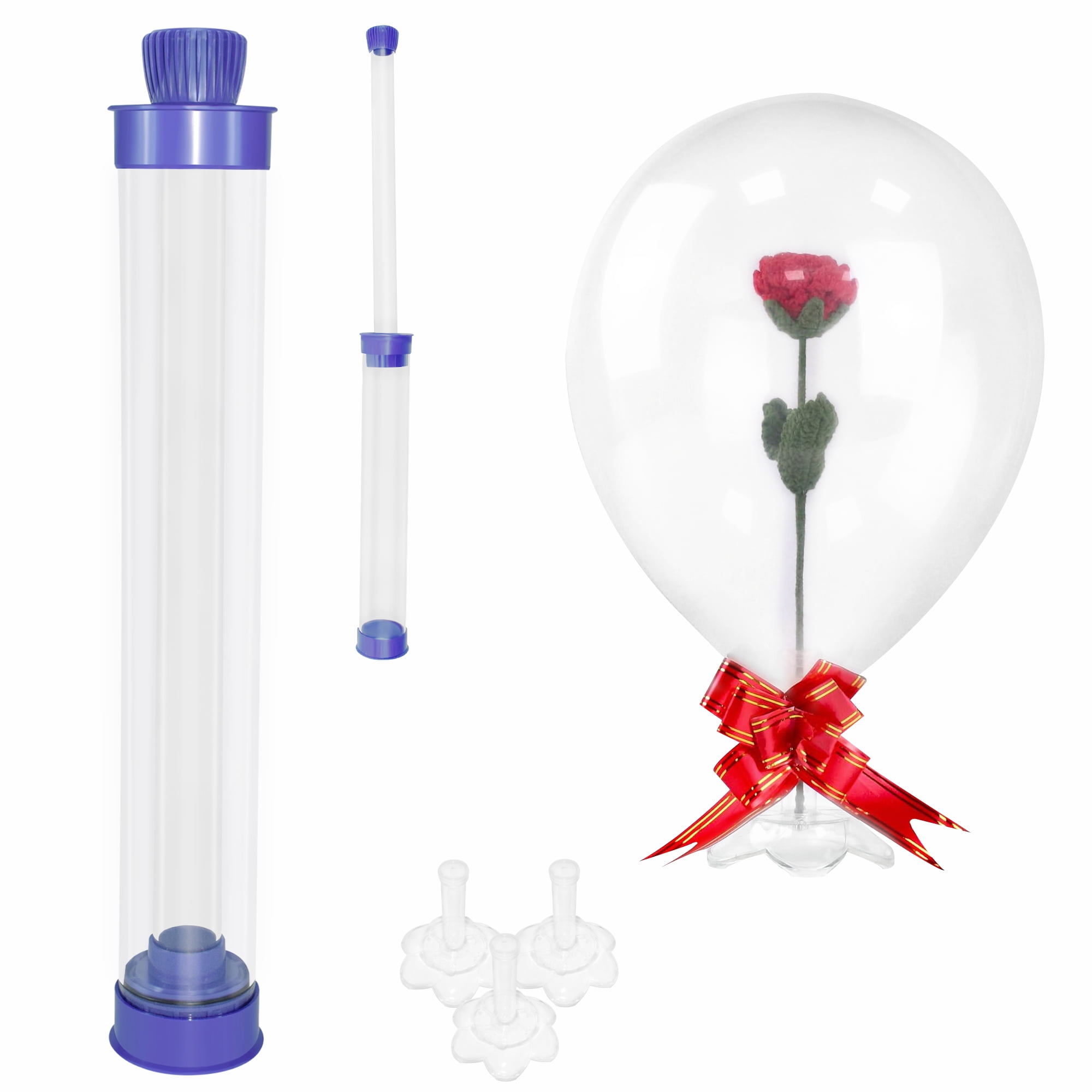 Flower Stuffer Tube, Balloon Stuffer Machine kit with Vase Base ...